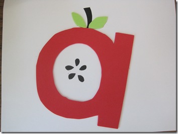 Letter A for Apple - Confessions of a Homeschooler